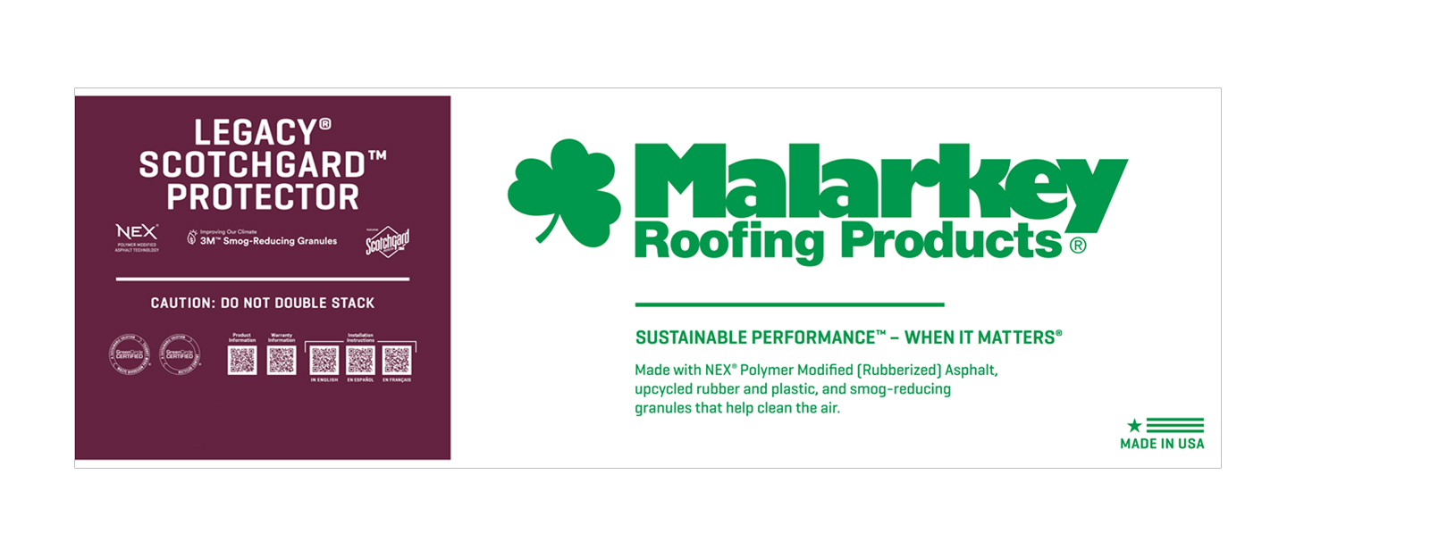 Legacy® Scotchgard™ shingles - Malarkey Roofing Products
