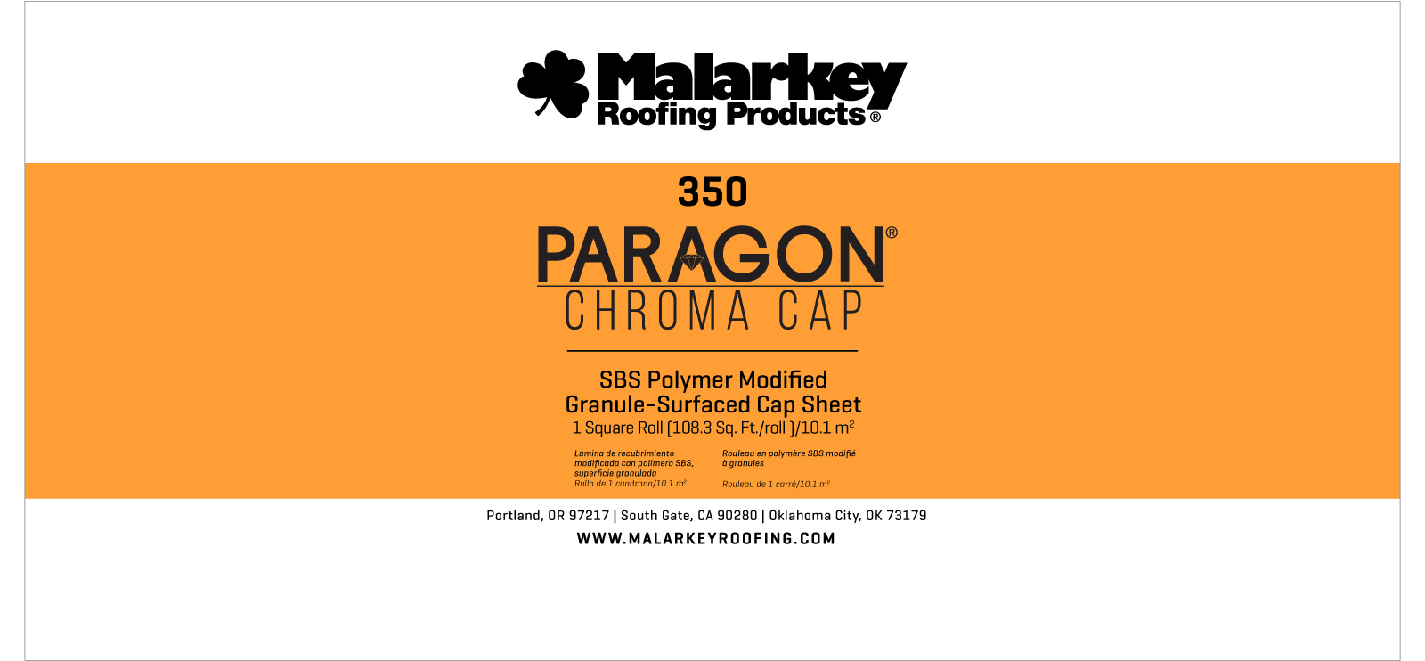 350 Paragon® CHROMA Cap - Malarkey Roofing Products