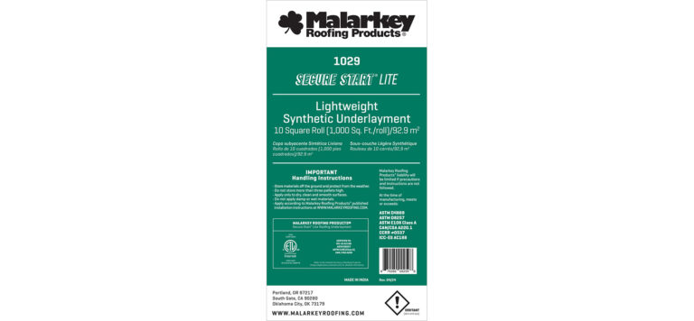 Secure Start® Lite - Malarkey Roofing Products